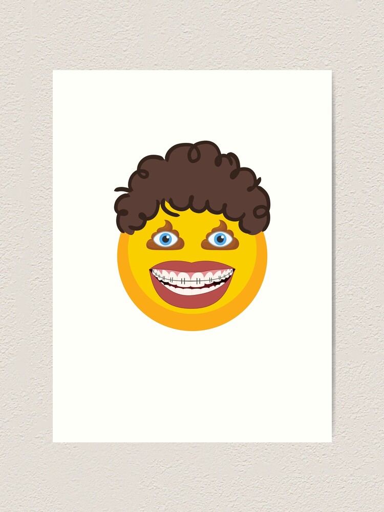 "Just poop Kate Emoji - I caca Sticker" Art Print for Sale by ...