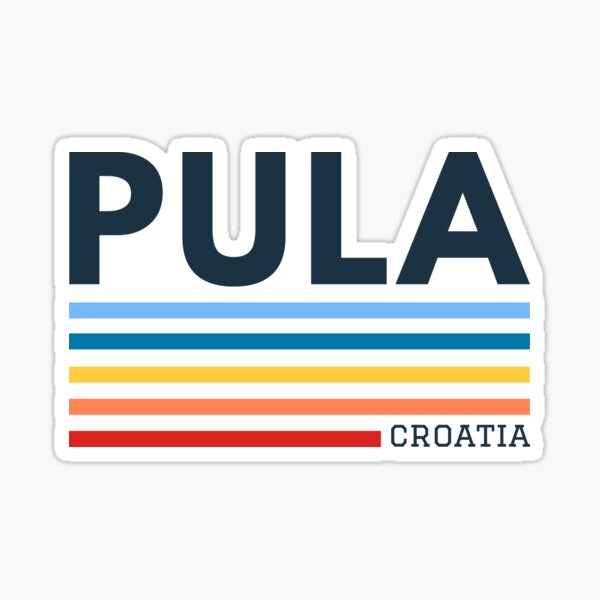 "Pula Croatia" Sticker for Sale by europelines | Redbubble