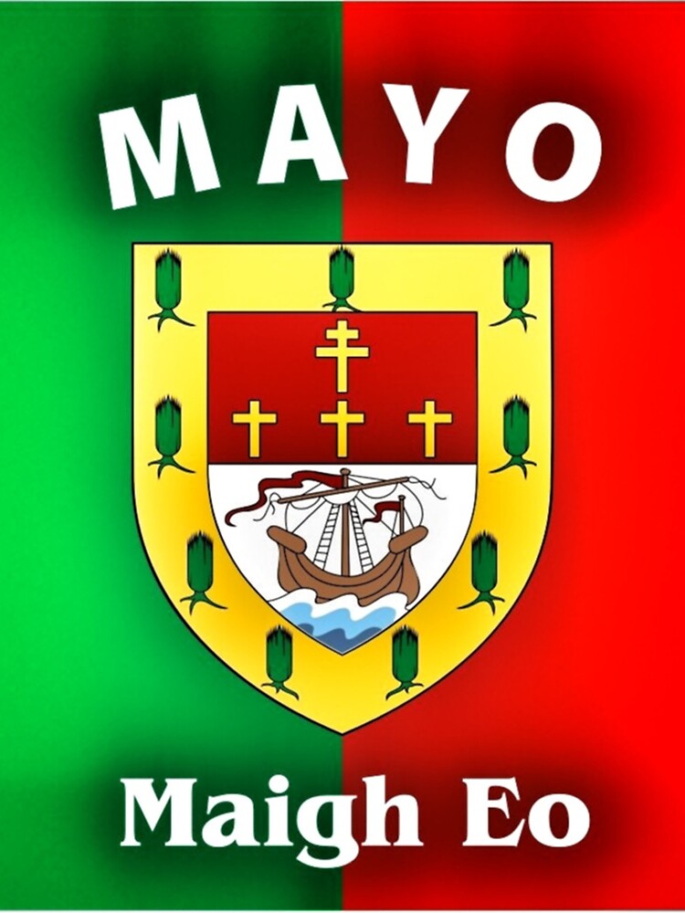 "Mayo GAA " Sticker for Sale by WildLifeYoga | Redbubble