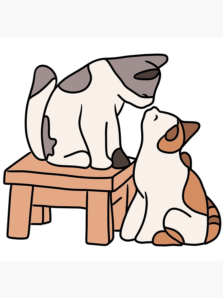 "Couple kitty" Poster for Sale by Bella510 | Redbubble