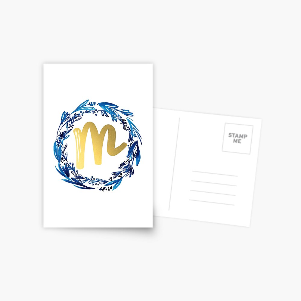 "M" Sticker for Sale by mjm412 | Redbubble