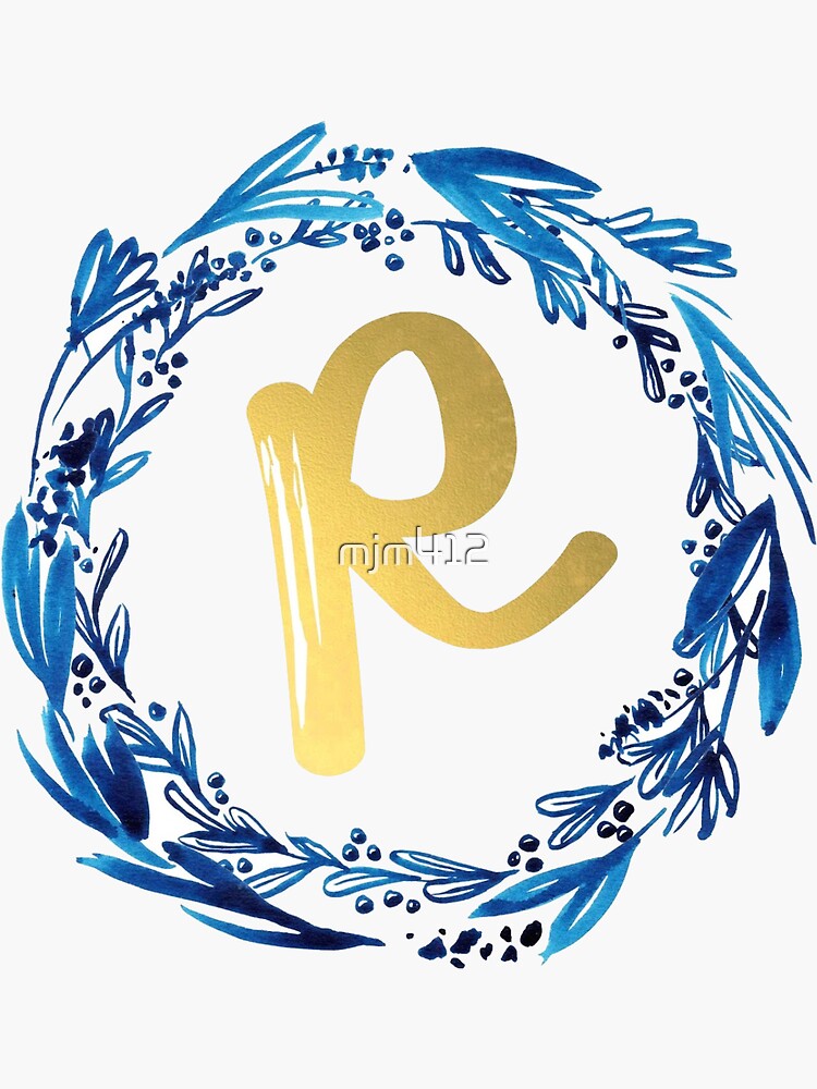 "R" Sticker for Sale by mjm412 | Redbubble