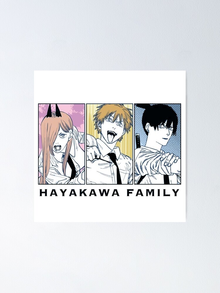 "Hayakawa Family " Poster for Sale by Anime-Express | Redbubble