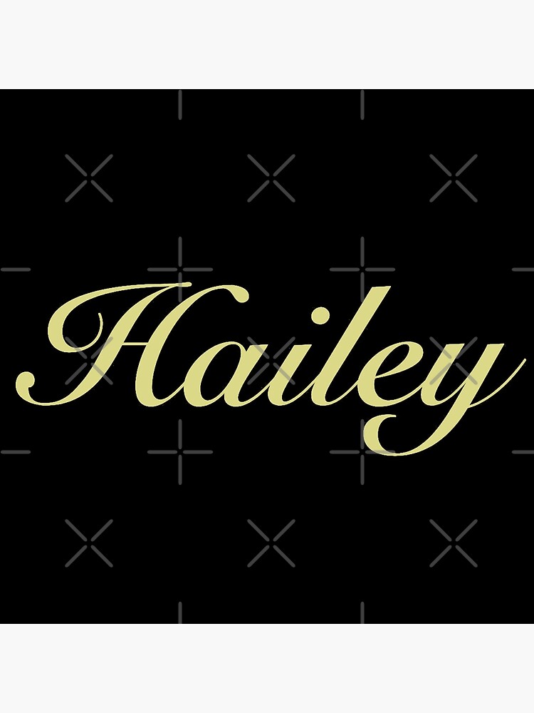 Haley Name Design