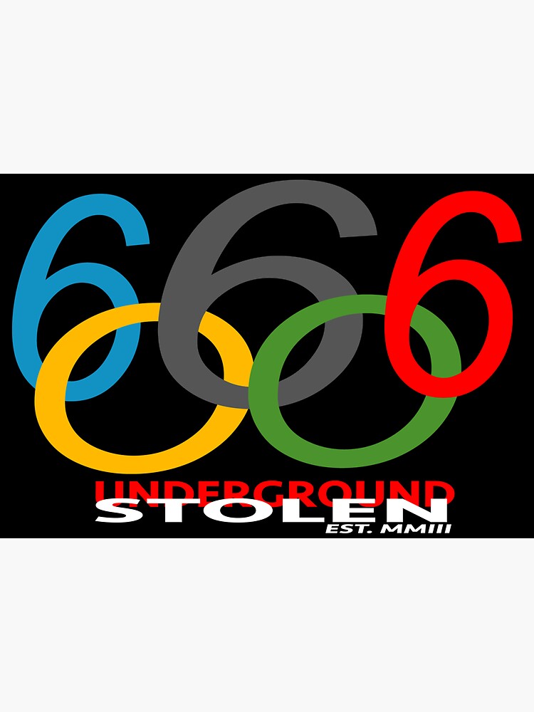 "666 games" Sticker by StlnUndrgrnd | Redbubble