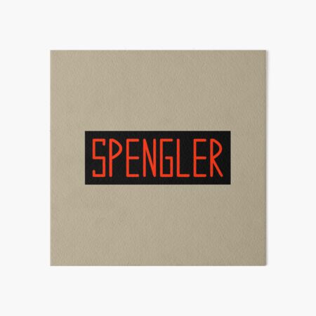 "Egon Spengler Name Tag" Art Board Print for Sale by Total-Cult | Redbubble