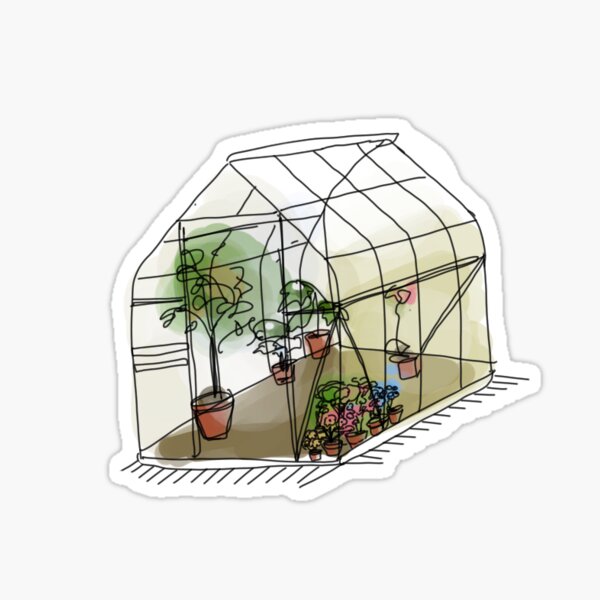 "Greenhouse" Sticker for Sale by amandaduckworth | Redbubble