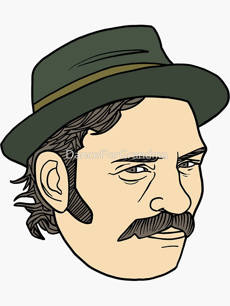 "Howard Moon" Sticker for Sale by DanceForGrandma | Redbubble