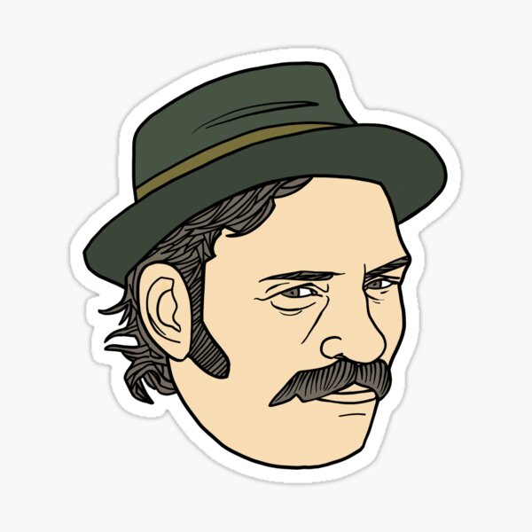 "Howard Moon" Sticker for Sale by DanceForGrandma | Redbubble