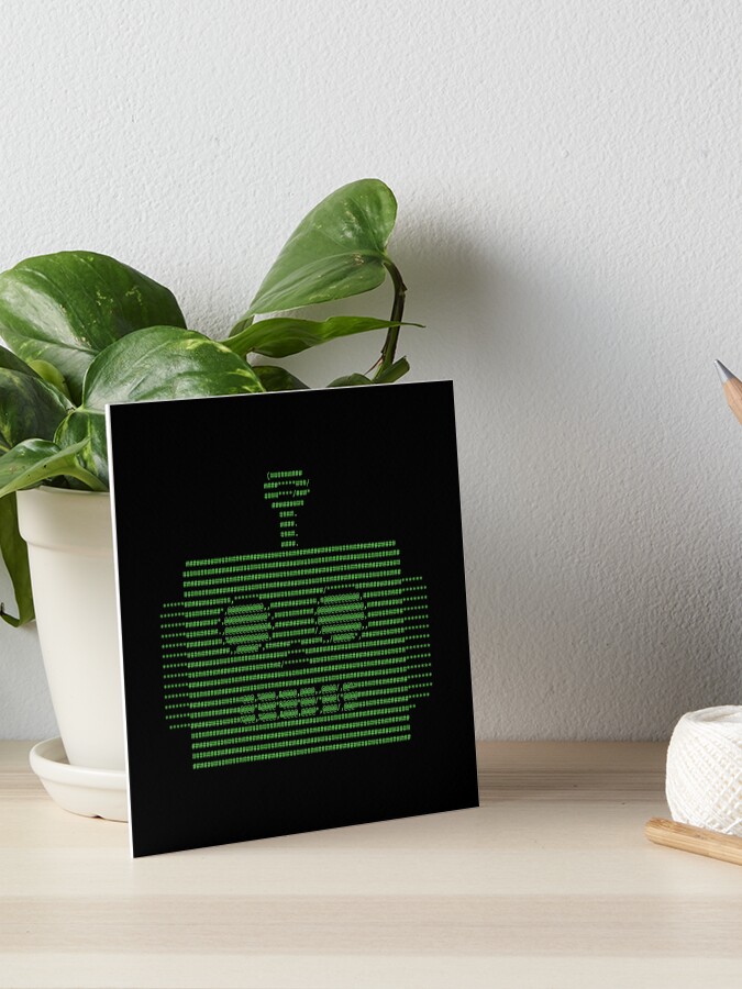 "Robot Emoji Ascii Art" Art Board Print for Sale by typo-n-quotes ...