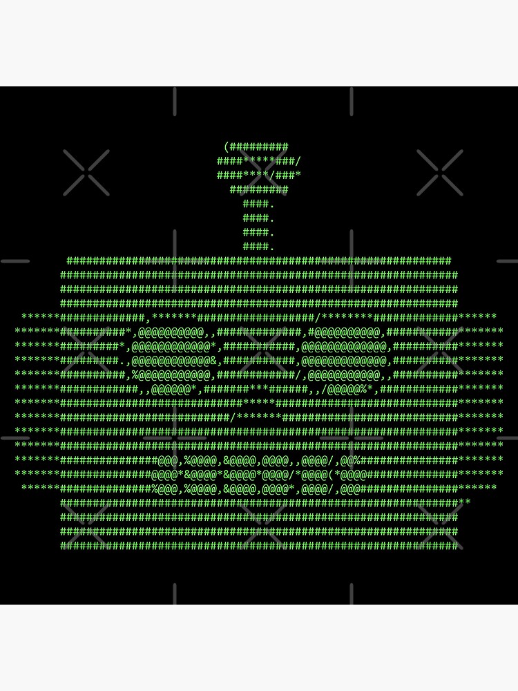 "Robot Emoji Ascii Art" Poster for Sale by typo-n-quotes | Redbubble