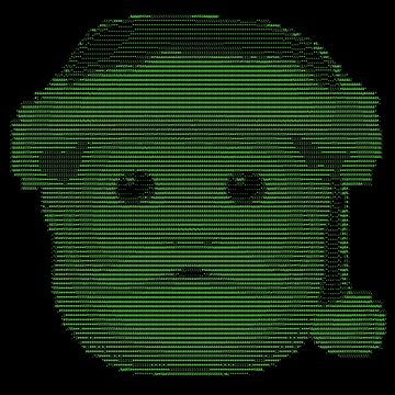 "Santa Claus Emoji Ascii Art" Art Board Print for Sale by CodingStore ...