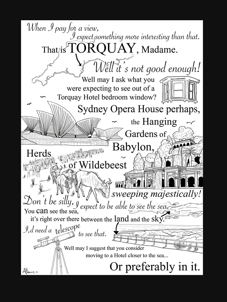 "Fawlty Towers - Basil vs Mrs Richards. Torquay Hotel Bedroom Window ...