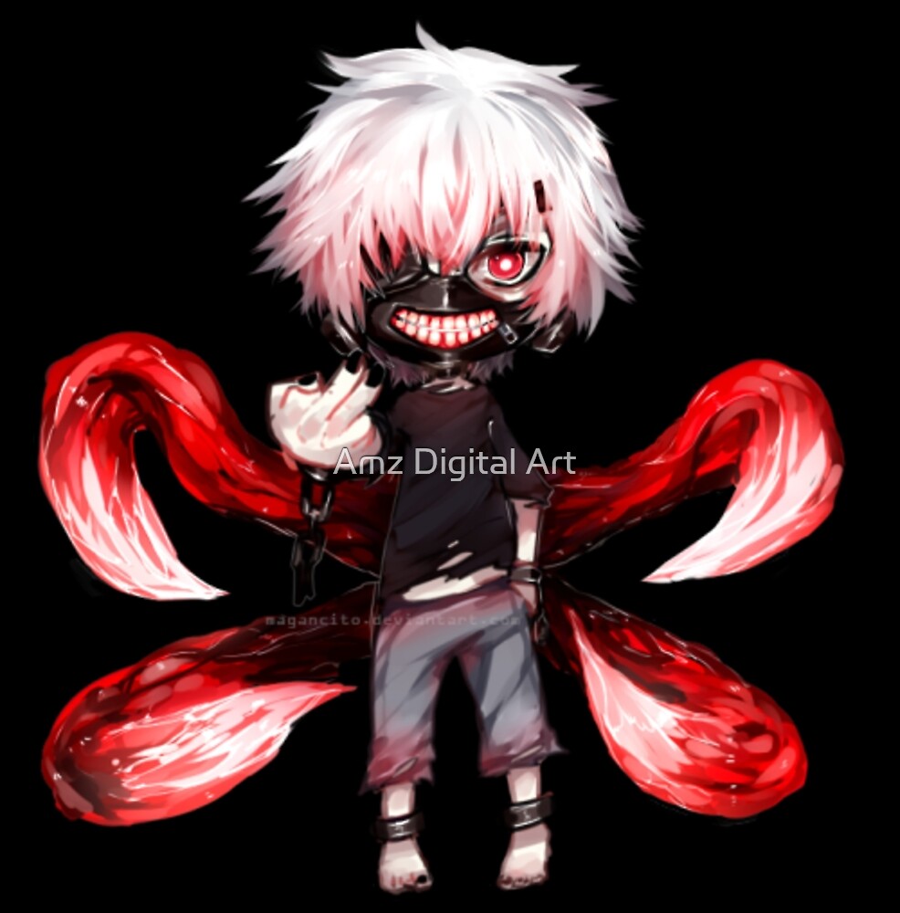 "Tokyo Ghoul Chibi Ken Kaneki" by HajiKakap | Redbubble