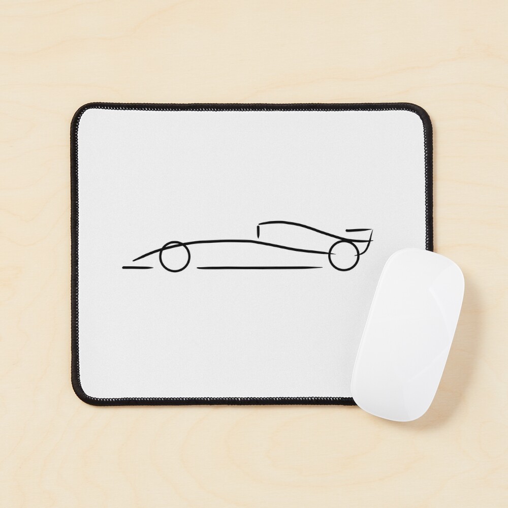 "Minimal F1 car drawing" Canvas Print for Sale by goshubh | Redbubble