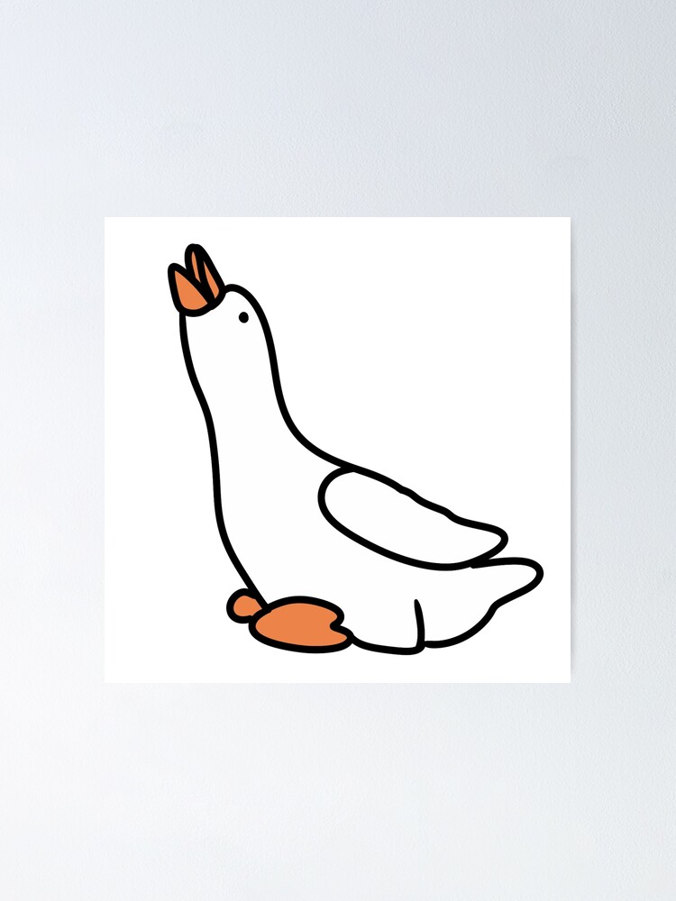 "Cute Goose" Poster for Sale by Bella510 | Redbubble