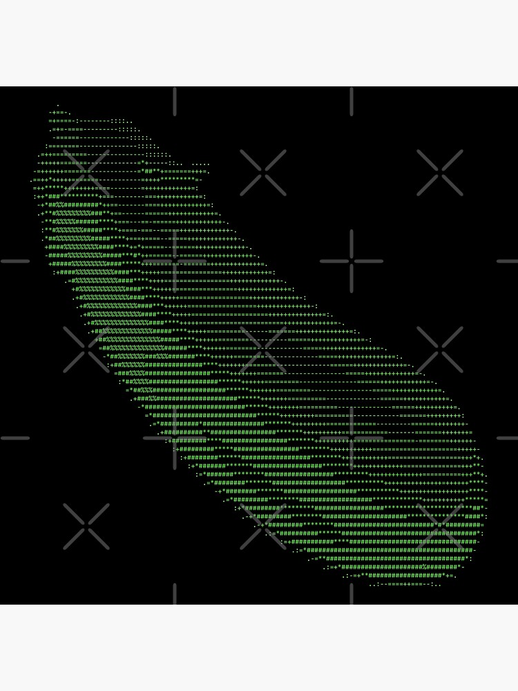 "Eggplant emoji Ascii Art" Poster by typo-n-quotes | Redbubble