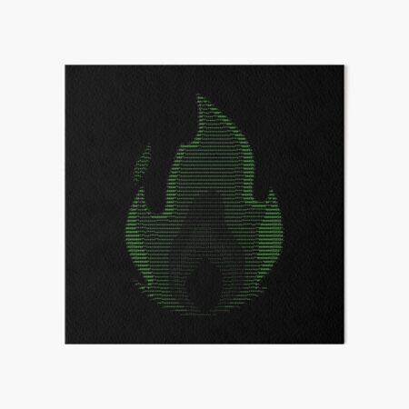"Fire Emoji Ascii Art" Art Board Print for Sale by typo-n-quotes ...