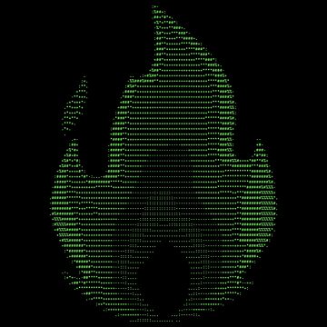 "Fire Emoji Ascii Art" Art Board Print for Sale by CodingStore ...