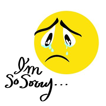 "I’m so sorry emoji" Throw Pillow for Sale by Createlikeamom | Redbubble