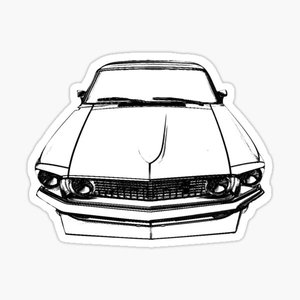 "Ford Mustang Boss 302 1970" Sticker for Sale by MuscleCarLove | Redbubble