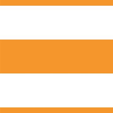 "Large ORANGE and WHITE Horizontal STRIPES" Poster for Sale by ...