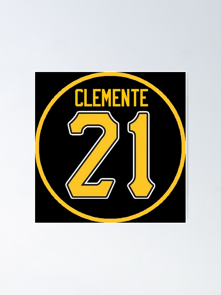 Roberto Clemente Logo Baseball Celebrates Clemente With “21”