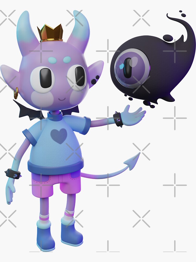 "Lil' demons" Sticker for Sale by kasumiblu | Redbubble
