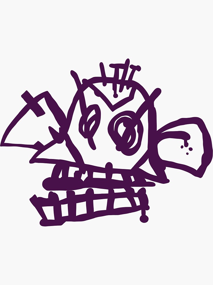 Pegatina «Graffiti de mono Jinx» de dicteaj | Redbubble