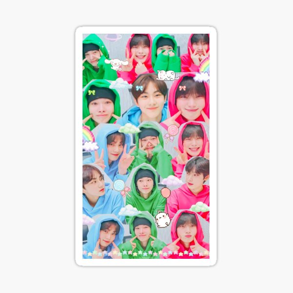 "enhypen sunoo niki jungwon " Sticker by cherry-joon | Redbubble