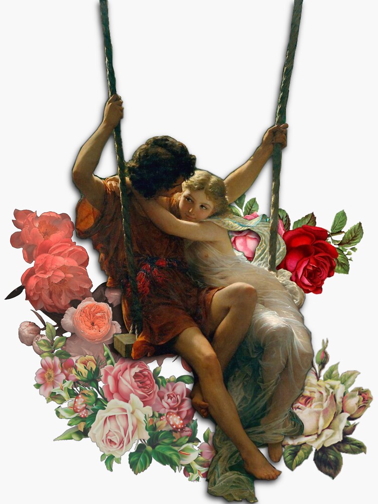 "'Springtime' painting by Pierre Auguste Cot" Sticker for Sale by ...
