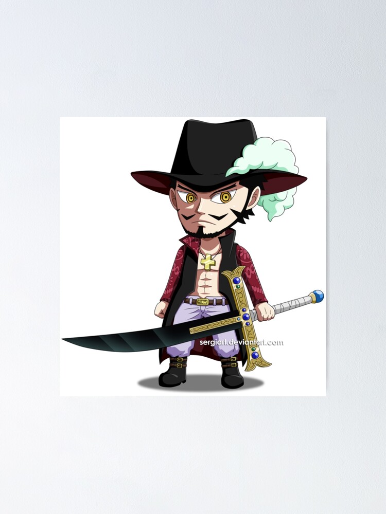 "mihawk" Poster for Sale by Anime001 | Redbubble