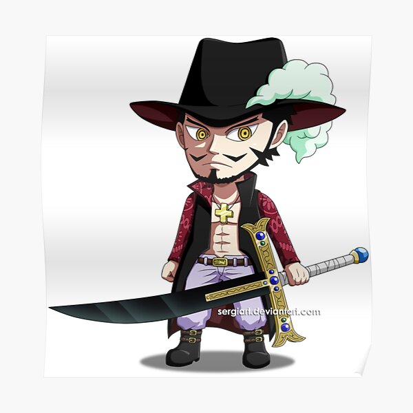 "mihawk" Poster for Sale by Anime001 | Redbubble