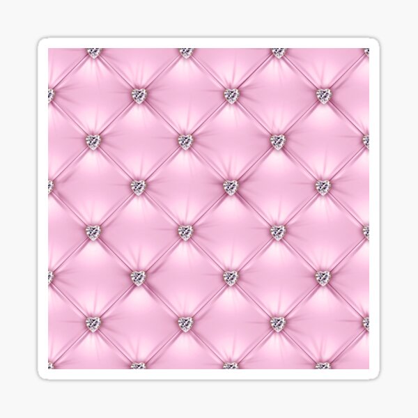"Pink diamond heart" Sticker for Sale by pnkpopcorn | Redbubble