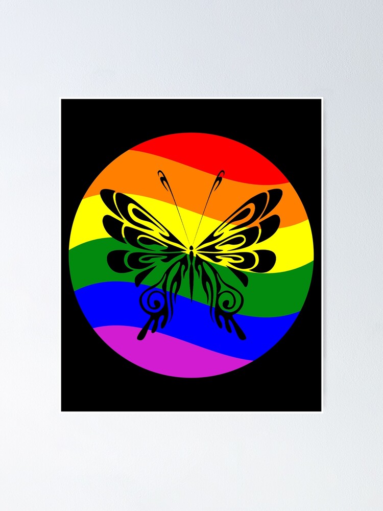 " LGBTQ Pride - Butterflies" Poster for Sale by Pride-Arts | Redbubble