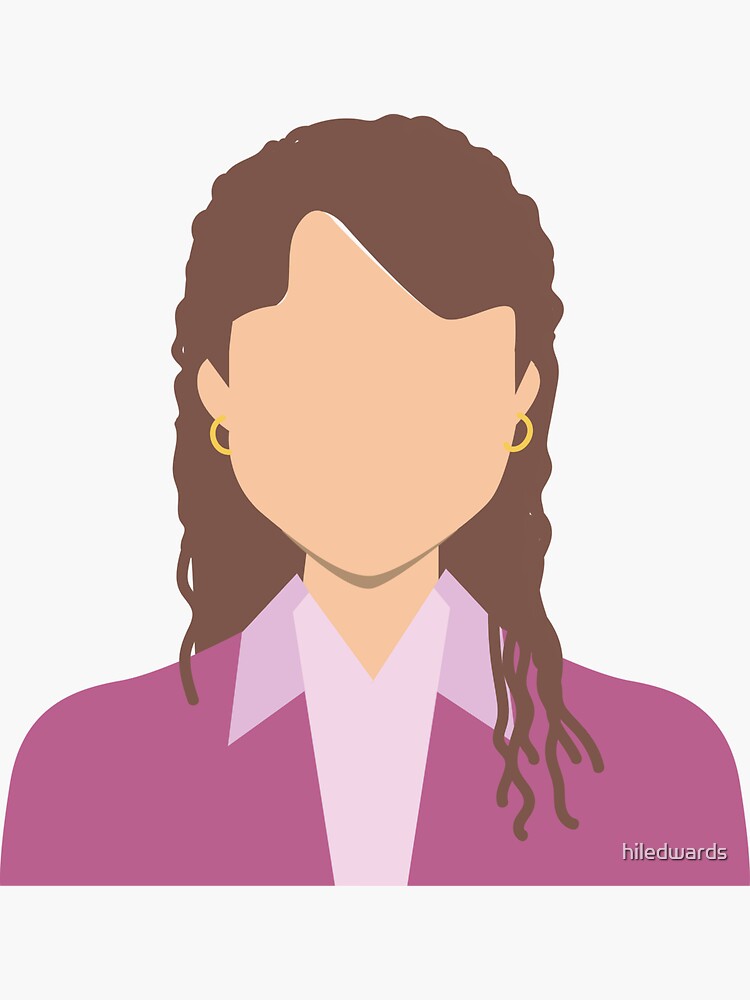 "Pam Beesley" Sticker for Sale by hiledwards | Redbubble