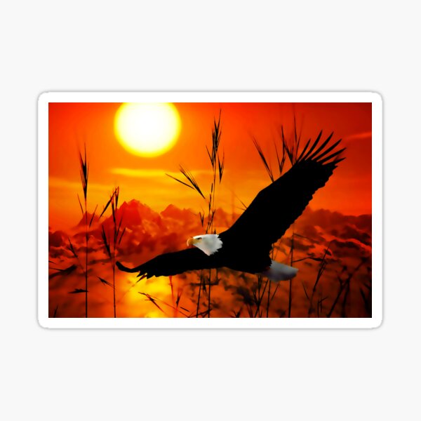 "On The Wing Of A Condor" Sticker by Azurearte | Redbubble