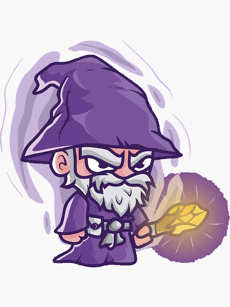 "Mini Wizard" Sticker for Sale by mumucute | Redbubble