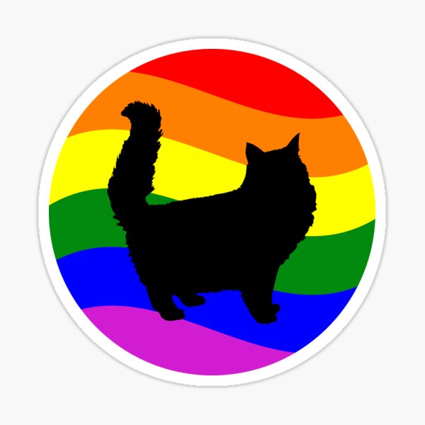 "LGBTQ Pride - Cats" Sticker for Sale by Pride-Arts | Redbubble