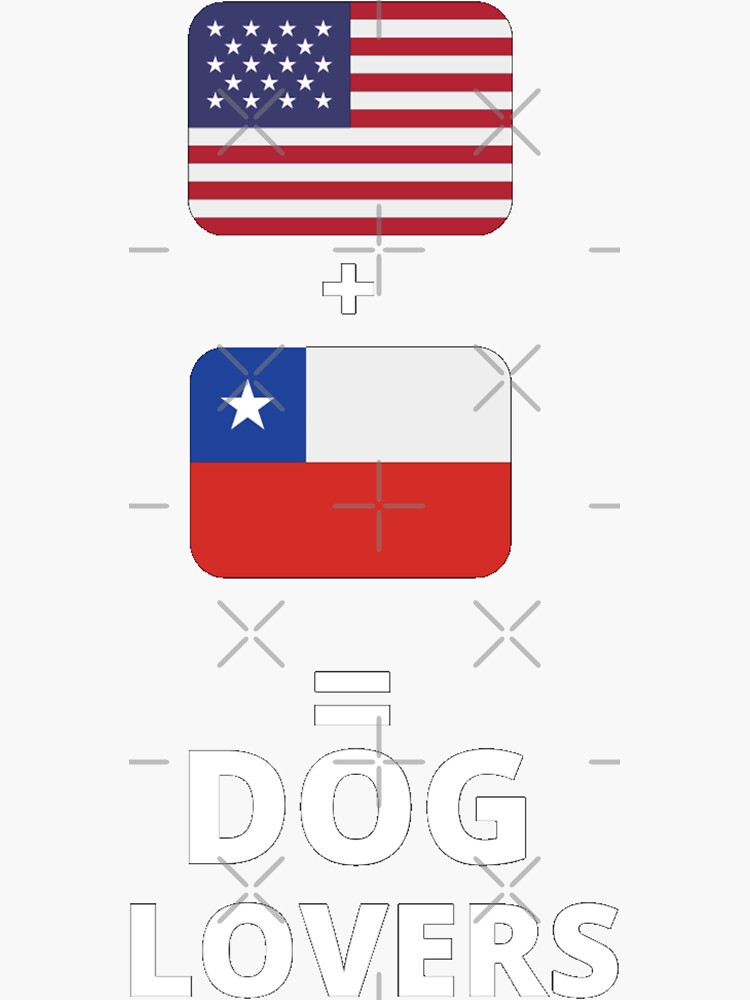 "us flag and texas flag dog lovers" Sticker for Sale by salahnewdesign ...