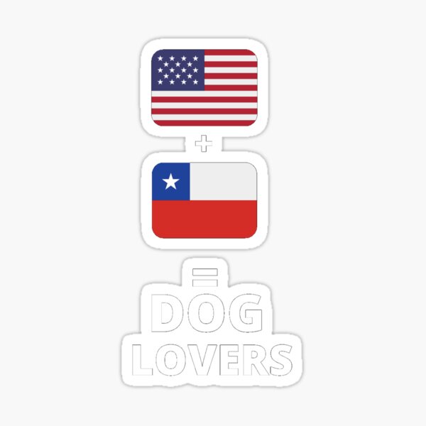"us flag and texas flag dog lovers" Sticker for Sale by salahnewdesign ...