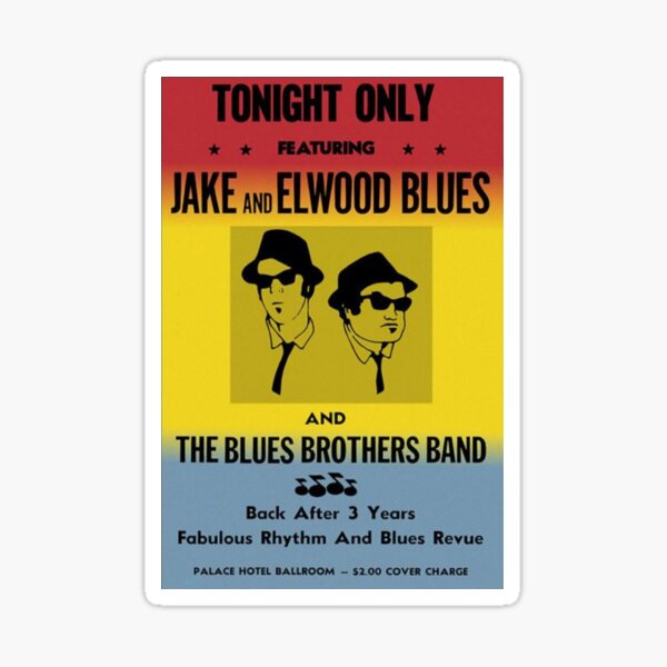 "tonight only!" Sticker for Sale by Don Thomas | Redbubble