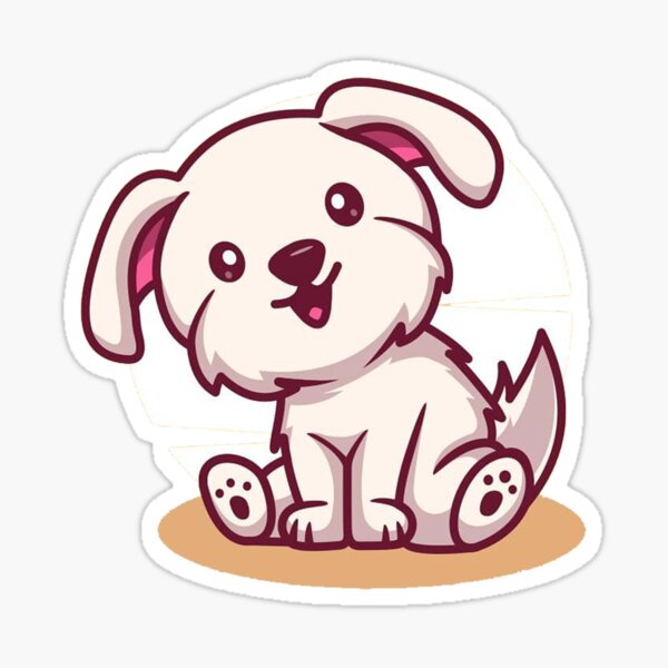 "Cute Doggie" Sticker for Sale by mumucute | Redbubble
