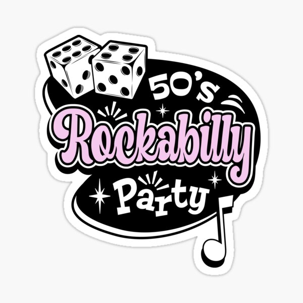 "Rockabilly Party 1950s Sock Hop Dance Vintage Rock and Roll 50s ...