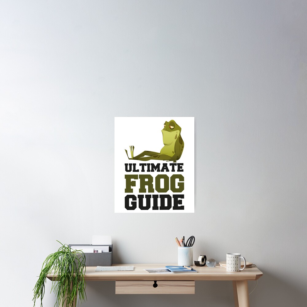 Póster «Guía definitiva de ranas, regalos divertidos de ranas para tu ...