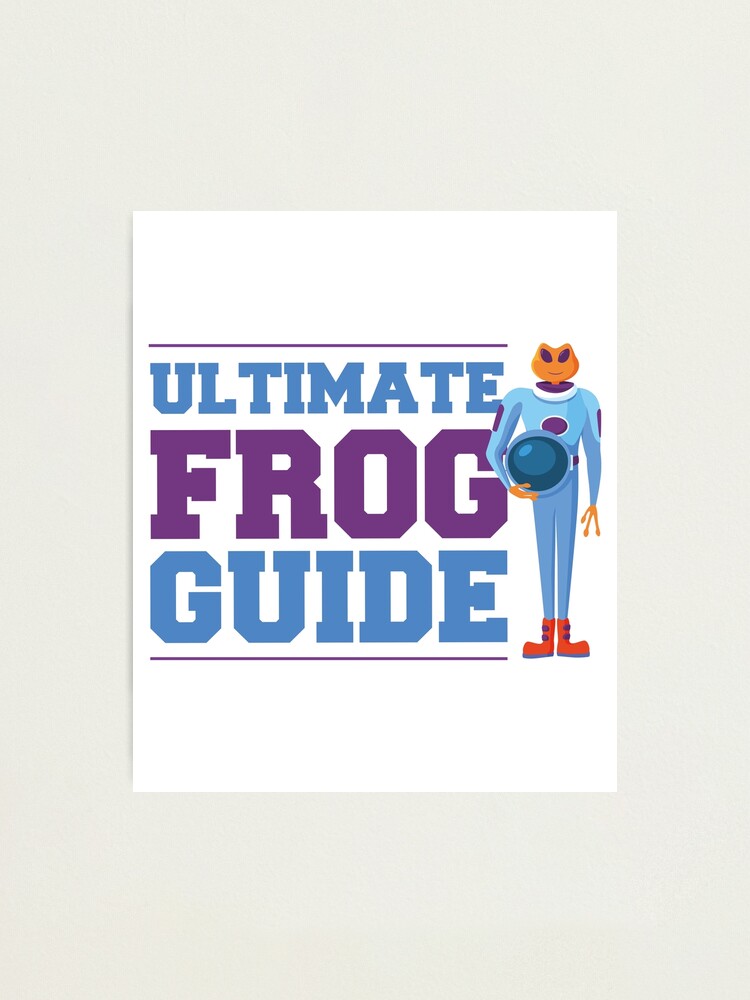 Lámina fotográfica «Guía definitiva de ranas, regalos divertidos de ...