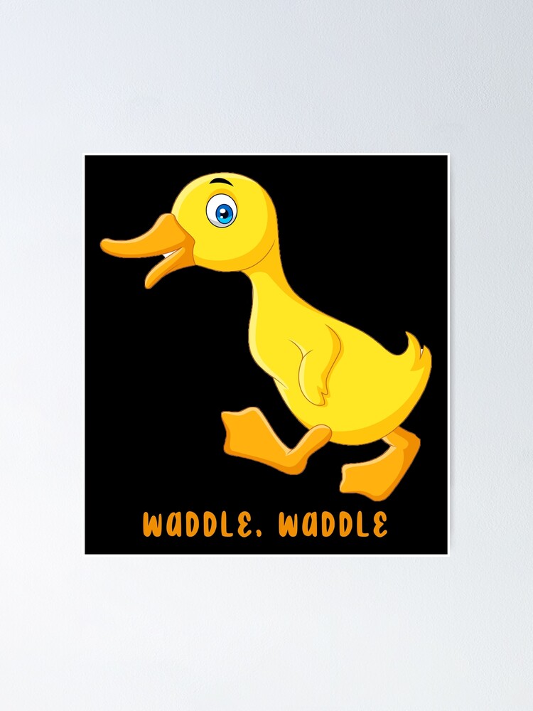 "Cute Duck Waddle Waddle" Poster for Sale by admurphyphotos | Redbubble