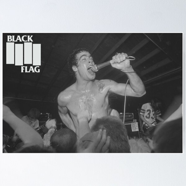 "Henry Rollins (Black Flag), circa 1983" Poster for Sale by ...