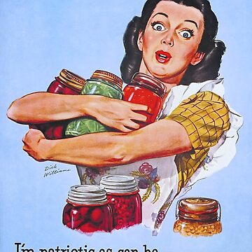 "Brightened and Restored Food Ration Propaganda Poster during World War ...